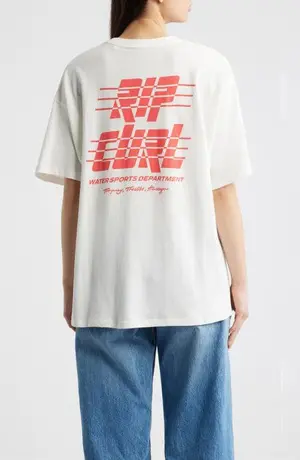 Rip Curl Relaxed Graphic T-shirt - Bone