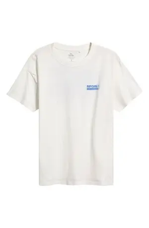 Rip Curl Ocean Break Relaxed Graphic T-shirt - Bone