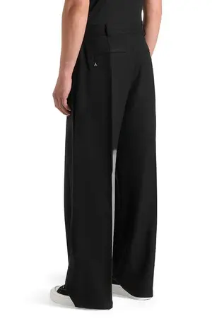 Manière De Voir Charles Wide Fit Wrap Leg Tailored Trousers