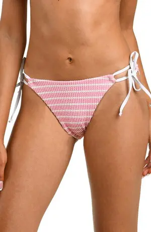 CITRUS Brenton Adjustable Tie Bikini Bottom - Flamingo