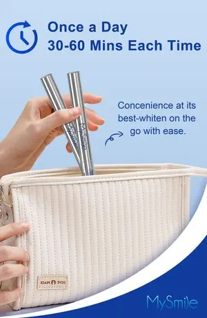 MYSMILE Teeth Whitening Pen Kit 14 Treatmentsnon-sensitive Teeth Whitening Gel Pen