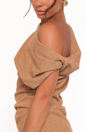 PETAL & PUP Selma One-shoulder Knit Top