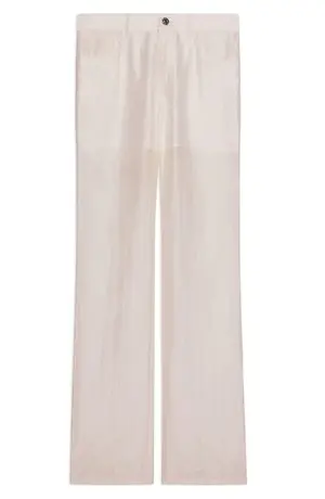 Helmut Lang Sheer Bootcut Tencel Blend Pants