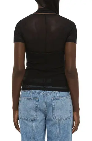 Helmut Lang Layered Mesh Top
