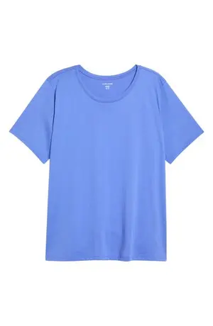 Eileen Fisher Crewneck Organic Cotton T-shirt - Blue Star