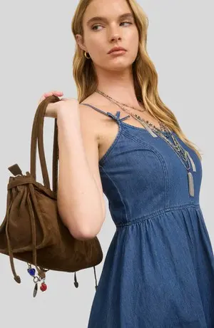 BLU PEPPER Bow Strap Dress