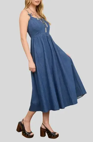 BLU PEPPER Bow Strap Dress