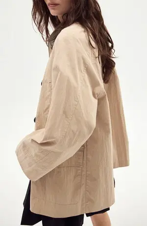 Deluc Cotton Blend Barn Jacket - Camel
