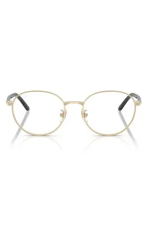 Ray-ban 53mm Phantos Optical Glasses - Pale Gold