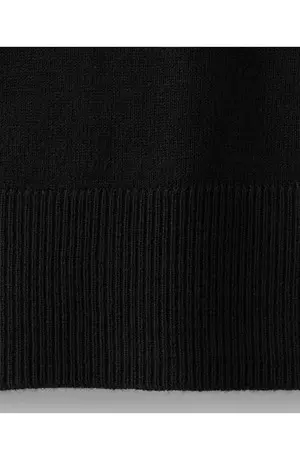 Mango Turtleneck Long Sleeve Sweater - Black