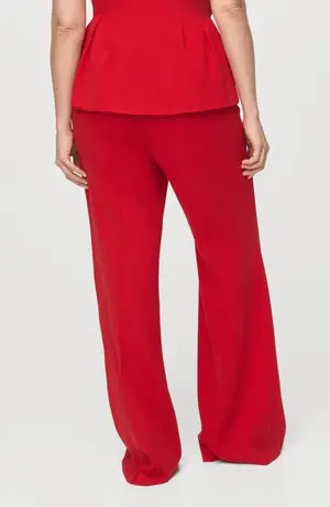 Mango High-waist Wide Leg Pants