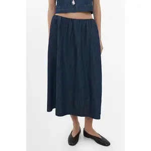 Mango Denim Midi Skirt