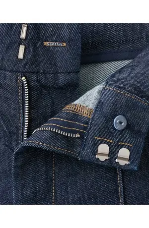 Mango Seamed High-waist Wide-leg Jeans - Open Blue