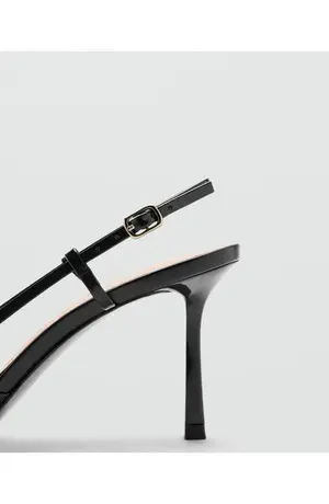 Mango Pointed Toe Slingback Pumps