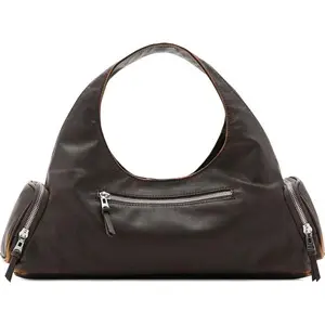 Mango Faux Leather Shoulder Bag
