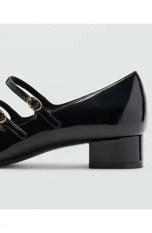 Mango Mary Jane Flats