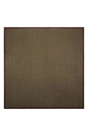 Mango Wool Pocket Square - Medium Green