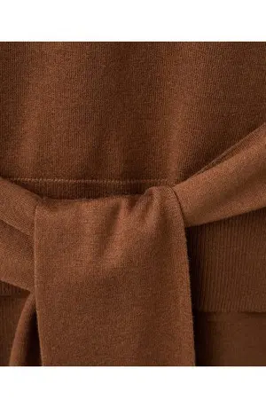 Mango Knot Detail Crewneck Sweater
