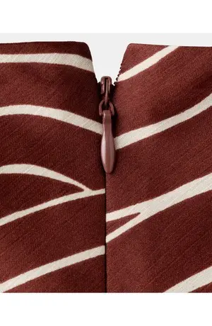 Mango Geometric Print Sheath Dress