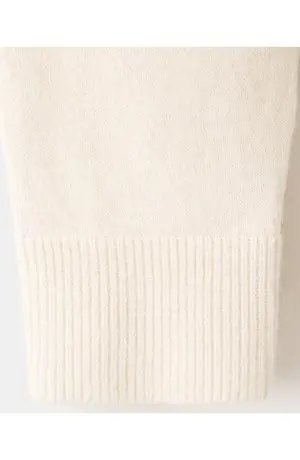 Mango Piped Mock Neck Sweater