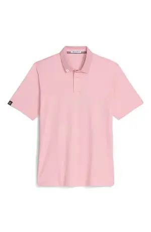 ASHWORTH GOLF 2bar Solid Polo - Blush