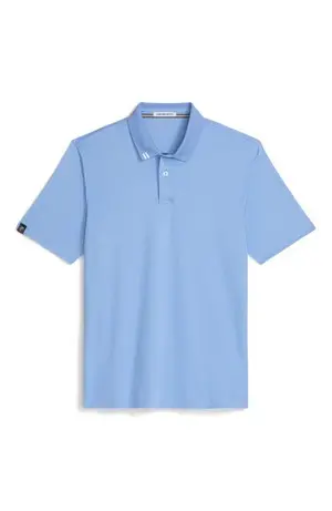 ASHWORTH GOLF 2bar Solid Polo - Chambray