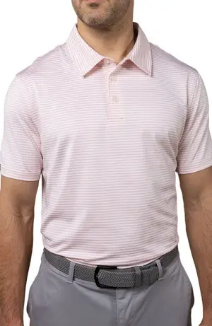 ASHWORTH GOLF Fairway Polo - Blush
