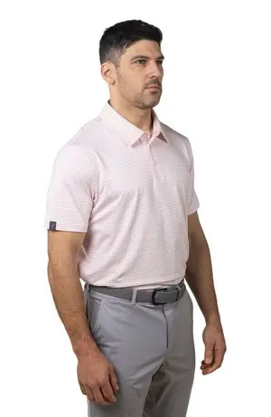 ASHWORTH GOLF Fairway Polo - Blush