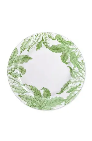 CASKATA Freya Rimmed Dinner Plateporcelainset 4 - Green