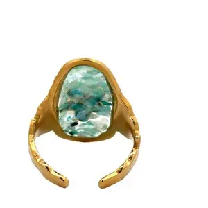GEMINI JEWELRY Starfish Sculpted Statement Ring