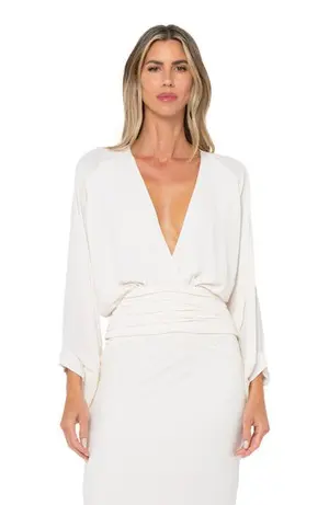 JBQ Noelle Blouse - Bone