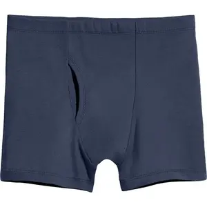 CITY THREADS USA-MADE Organic Soft Cotton Boxer Briefs - Midnight