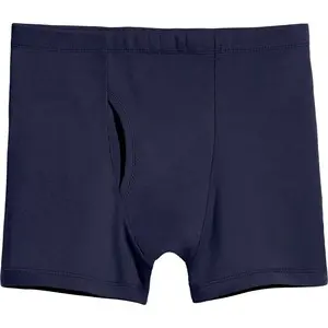 CITY THREADS USA-MADE Organic Soft Cotton Boxer Briefs - Navy