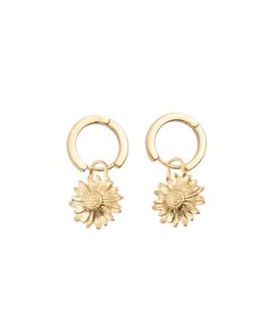 FABLE ENGLAND Daisy Huggie Earrings