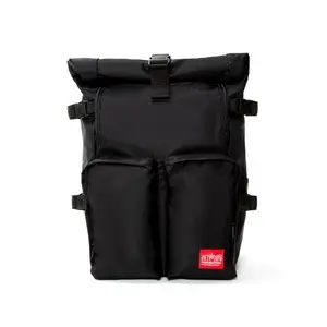 MANHATTAN PORTAGE Flight Nylon Focus Backpack - Black