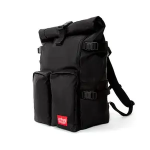 MANHATTAN PORTAGE Flight Nylon Focus Backpack - Black