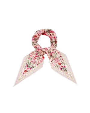 FABLE ENGLAND Penelope Heart Triangle Scarf