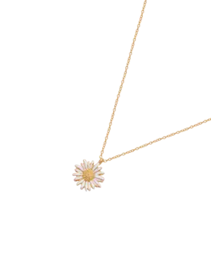 FABLE ENGLAND Daisy Chain Pendant Necklace - Gold