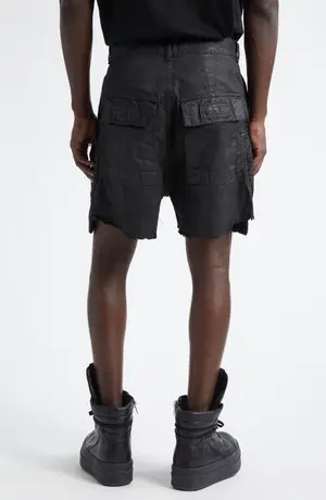 Rick Owens Bauhaus Denim Shorts - Black