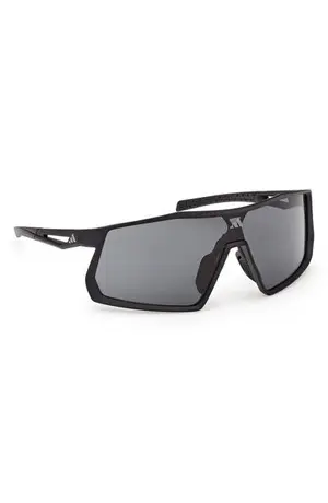 Adidas Sport Shield Sunglasses - Matte Black/smoke