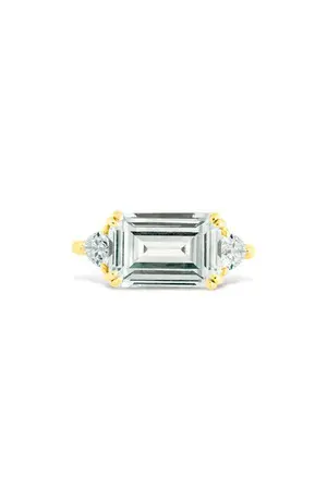 Sterling Forever Cubic Zirconia Ring - Gold