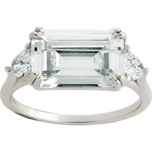 Sterling Forever Cubic Zirconia Ring - Silver