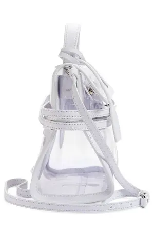 Moschino Transparent Handbag With Removable Belt