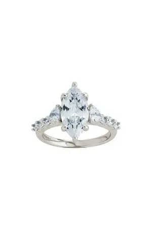 Sterling Forever Cubic Zirconia Ring - Silver