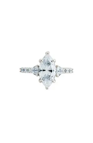 Sterling Forever Cubic Zirconia Ring - Silver