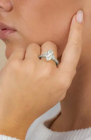 Sterling Forever Cubic Zirconia Ring - Silver