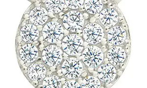 Sterling Forever Cubic Zirconia Pendant Necklace - Silver