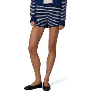 Joe's Jeans The Dani Stripe Pointelle Shorts