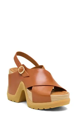 Sorel Roam'n Rise Platform Slingback Sandals - Iced Tea/gum 16