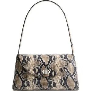 Altuzarra Loquette Embossed Leather Shoulder Bag - Python